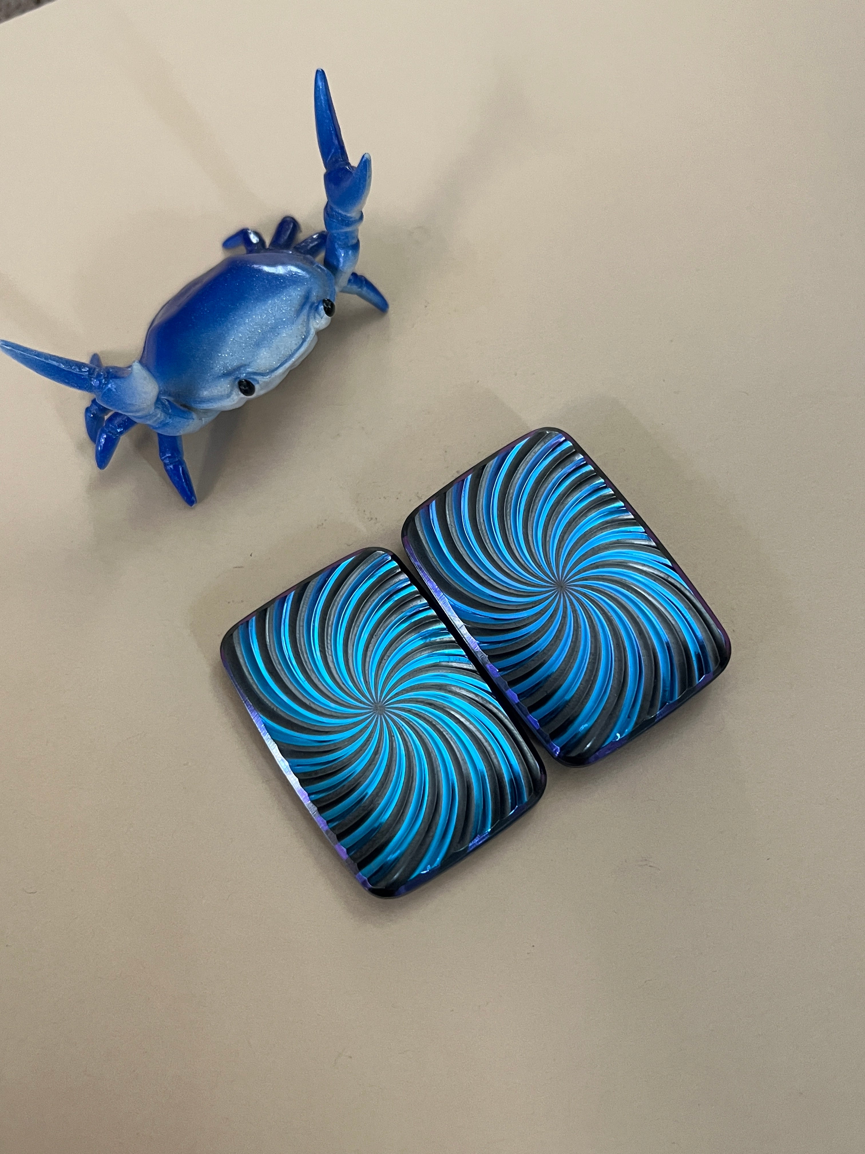 Compoform Argyle mini V1.1 - laser etched titanium slider – Plants Wake You Up