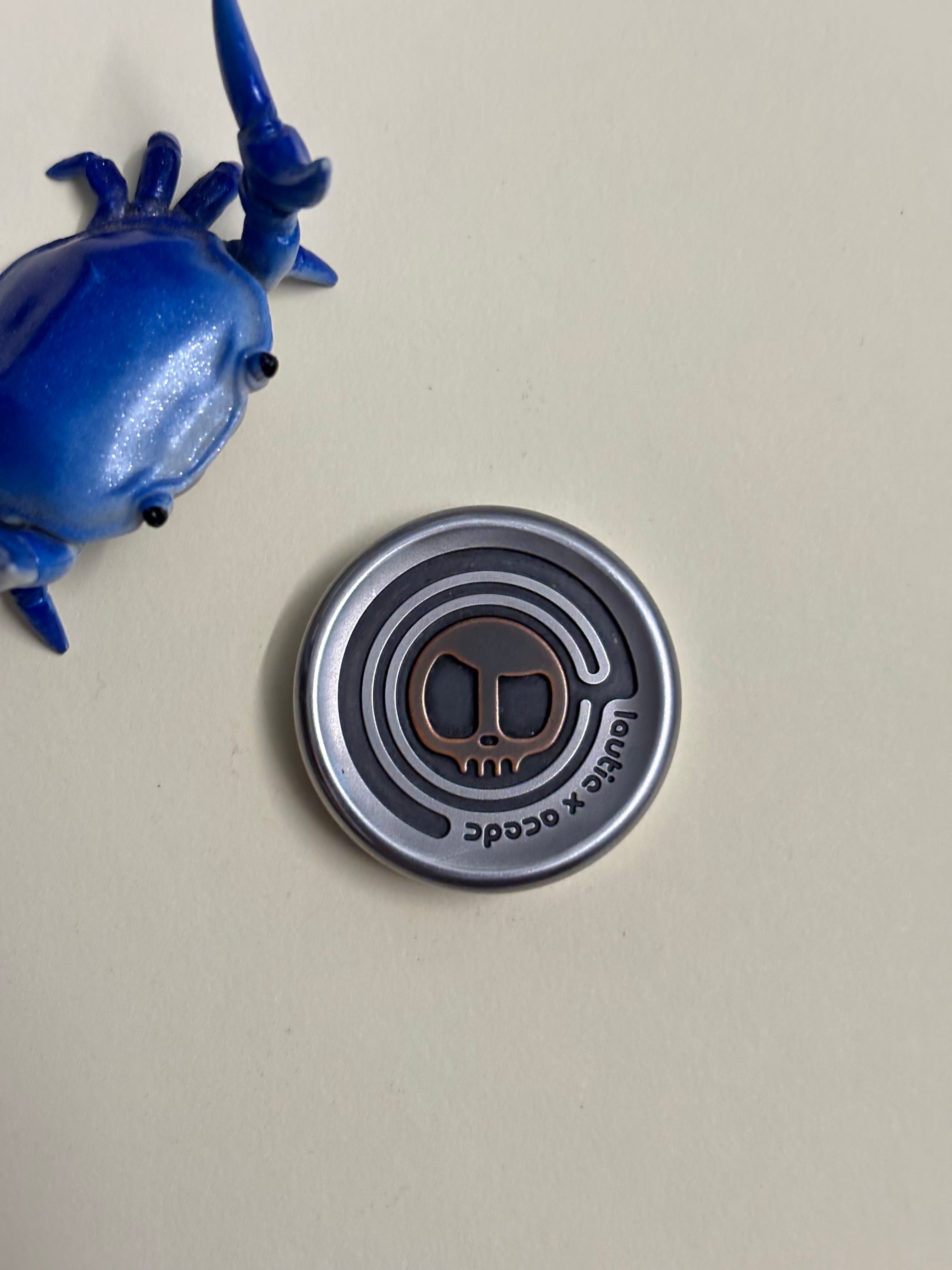 Lautie x ACEDC SS / Cu - haptic coin - fidget toy – Plants Wake You Up
