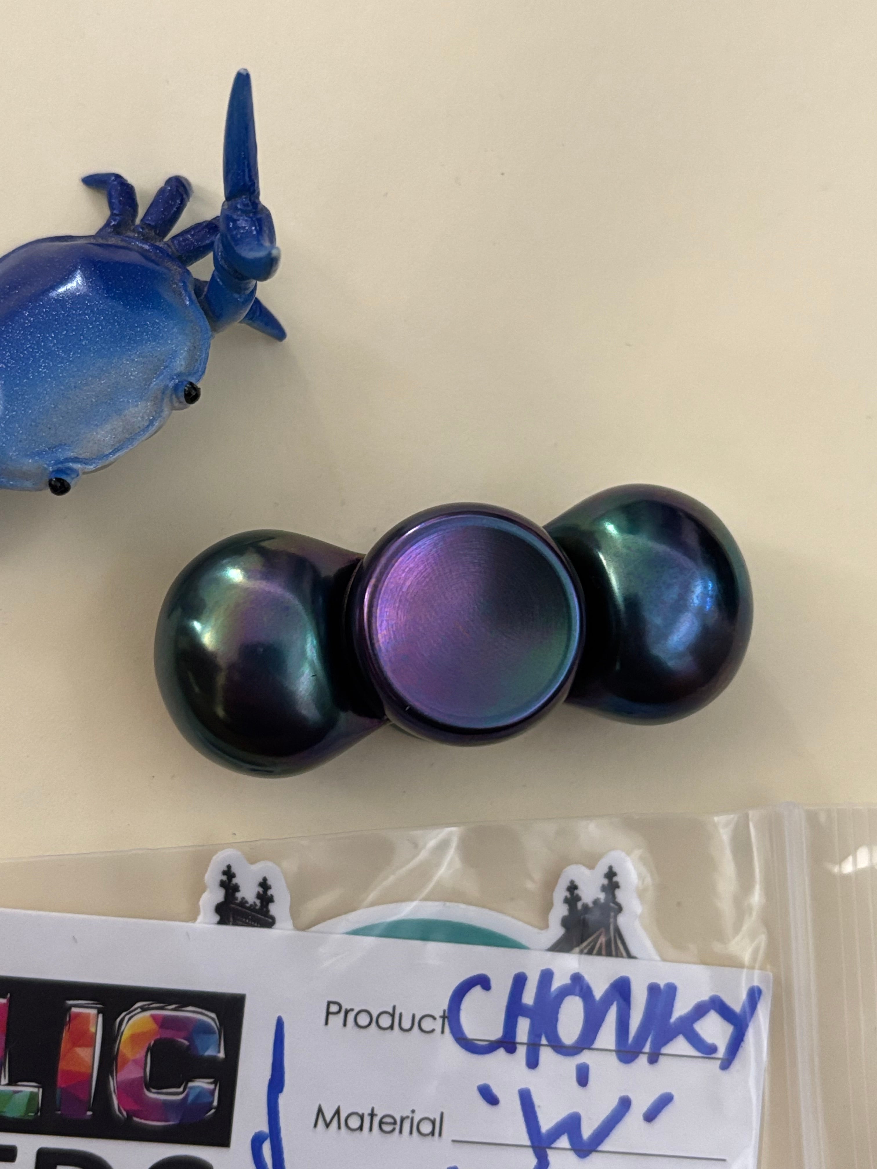 LIC edamame chonky - tungsten (W) - fidget spinner - fidget toy ...