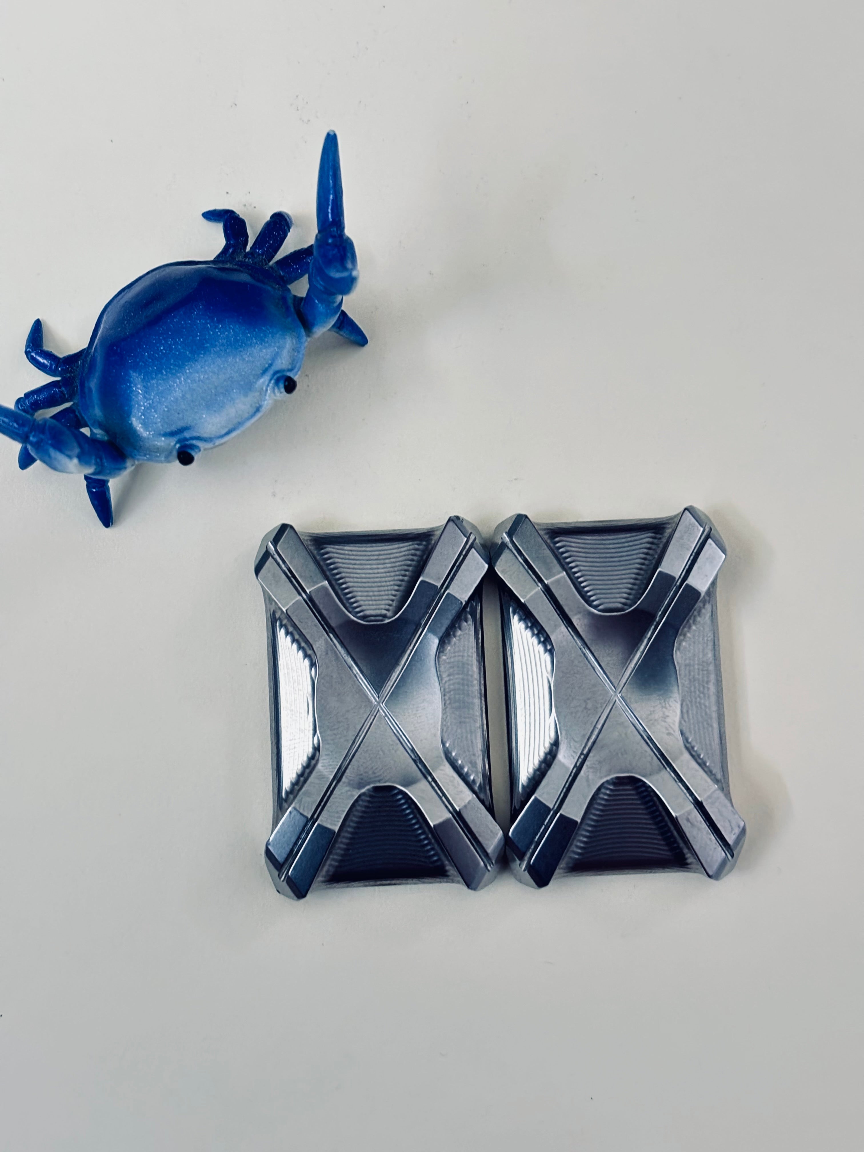 Magnus spider - slider Titanium with SS plates - fidget toy – Plants ...