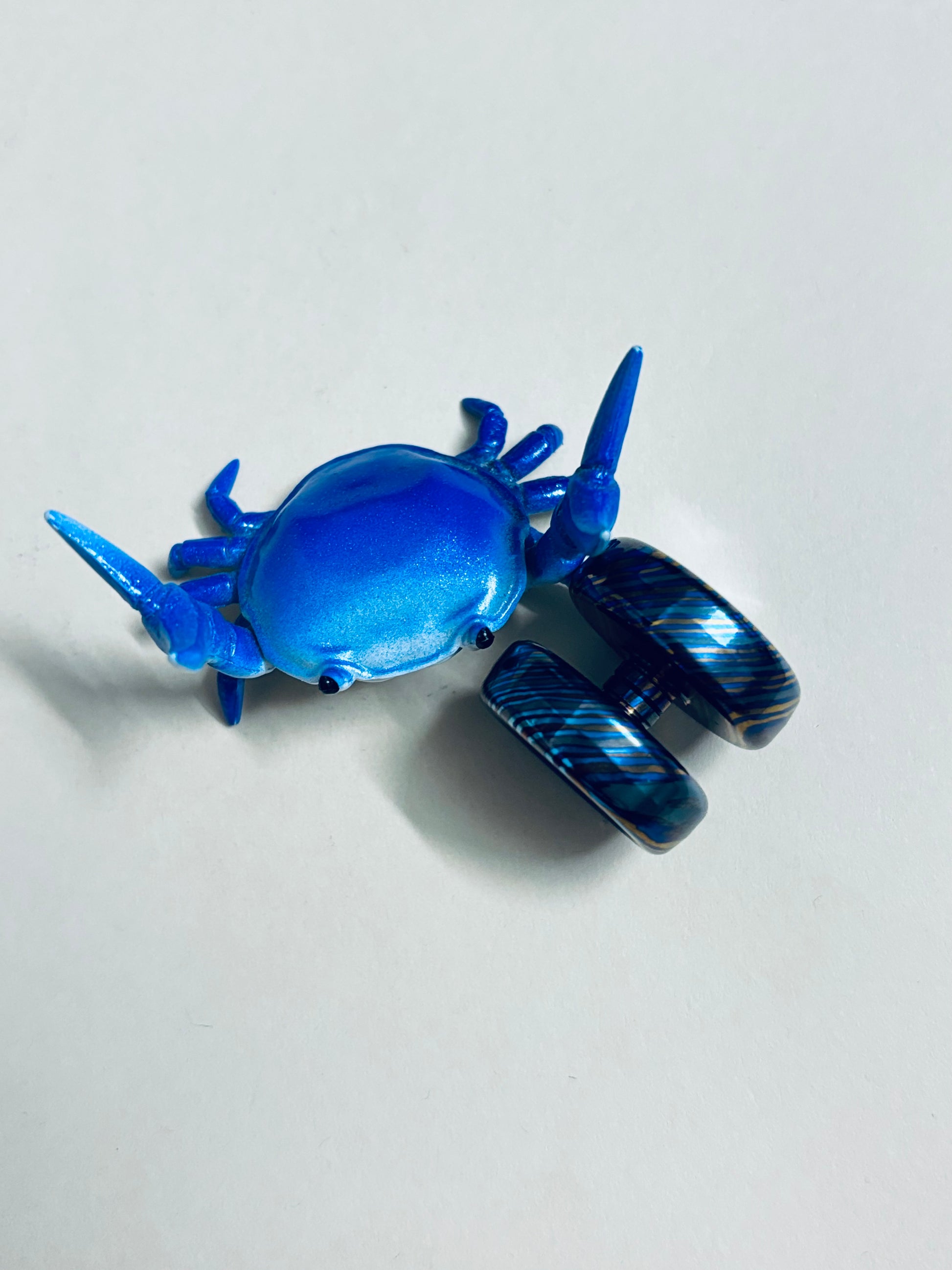 Indy Thicc - timascus button - fidget spinner button - fidget toy ...