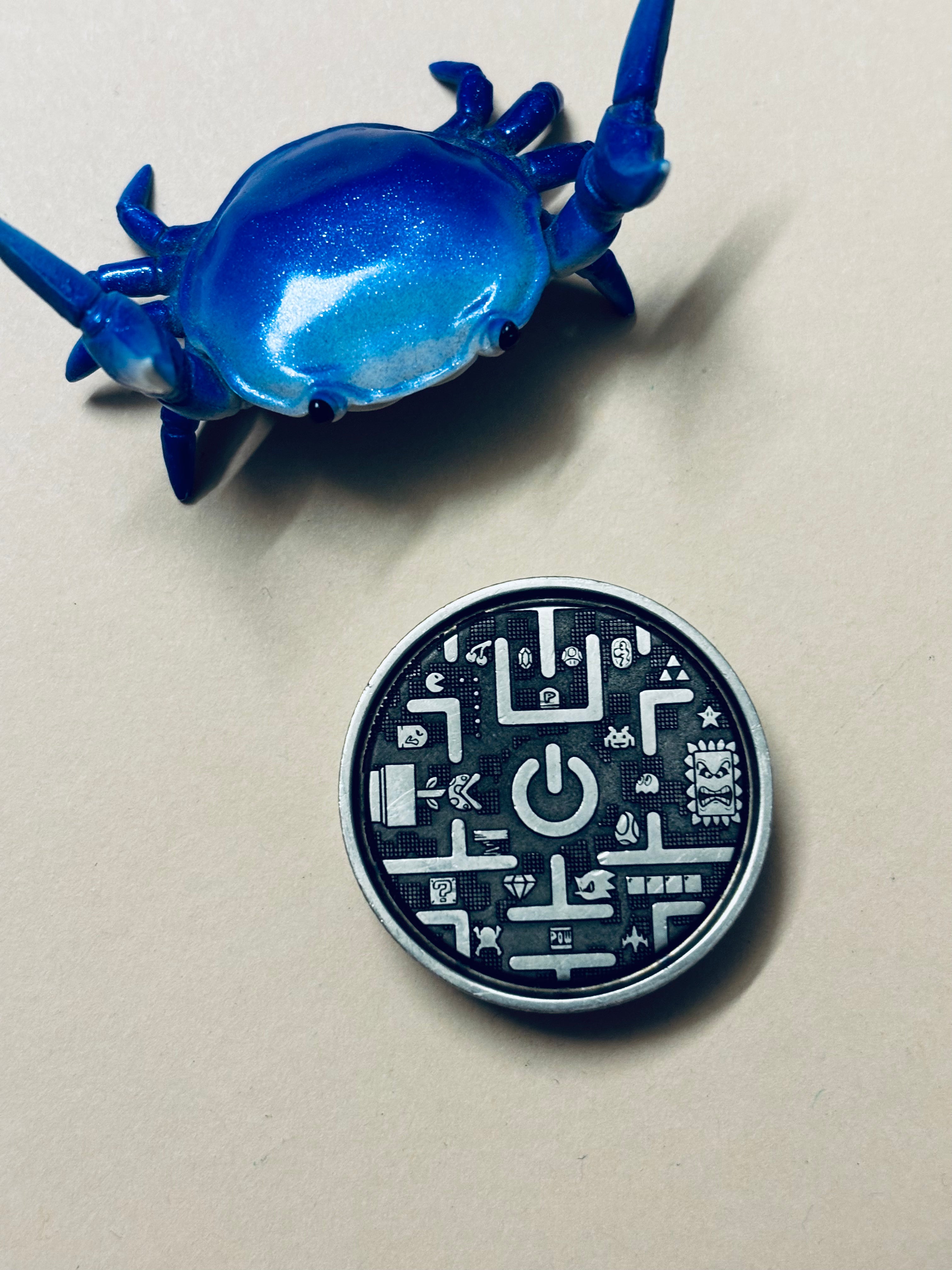 Umburry - retro gamer CuNi(Cupronickel) - haptic coin - fidget toy ...