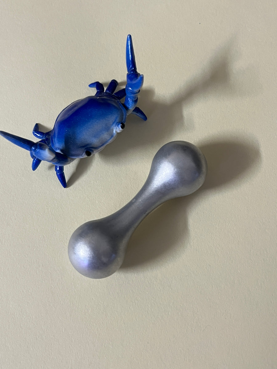 AroundSquare - knuckle bone - sandblasted aluminum - fidget toy ...