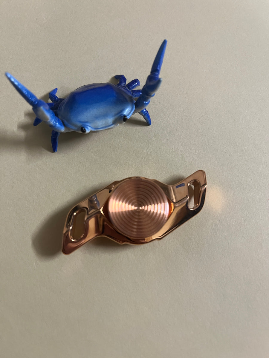 Damned design - brute bar - copper - fidget spinner - Fidget toy ...