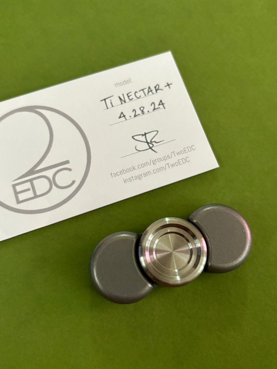 Twoedc - nectar+ - Titanium - Fidget spinner – Plants Wake You Up