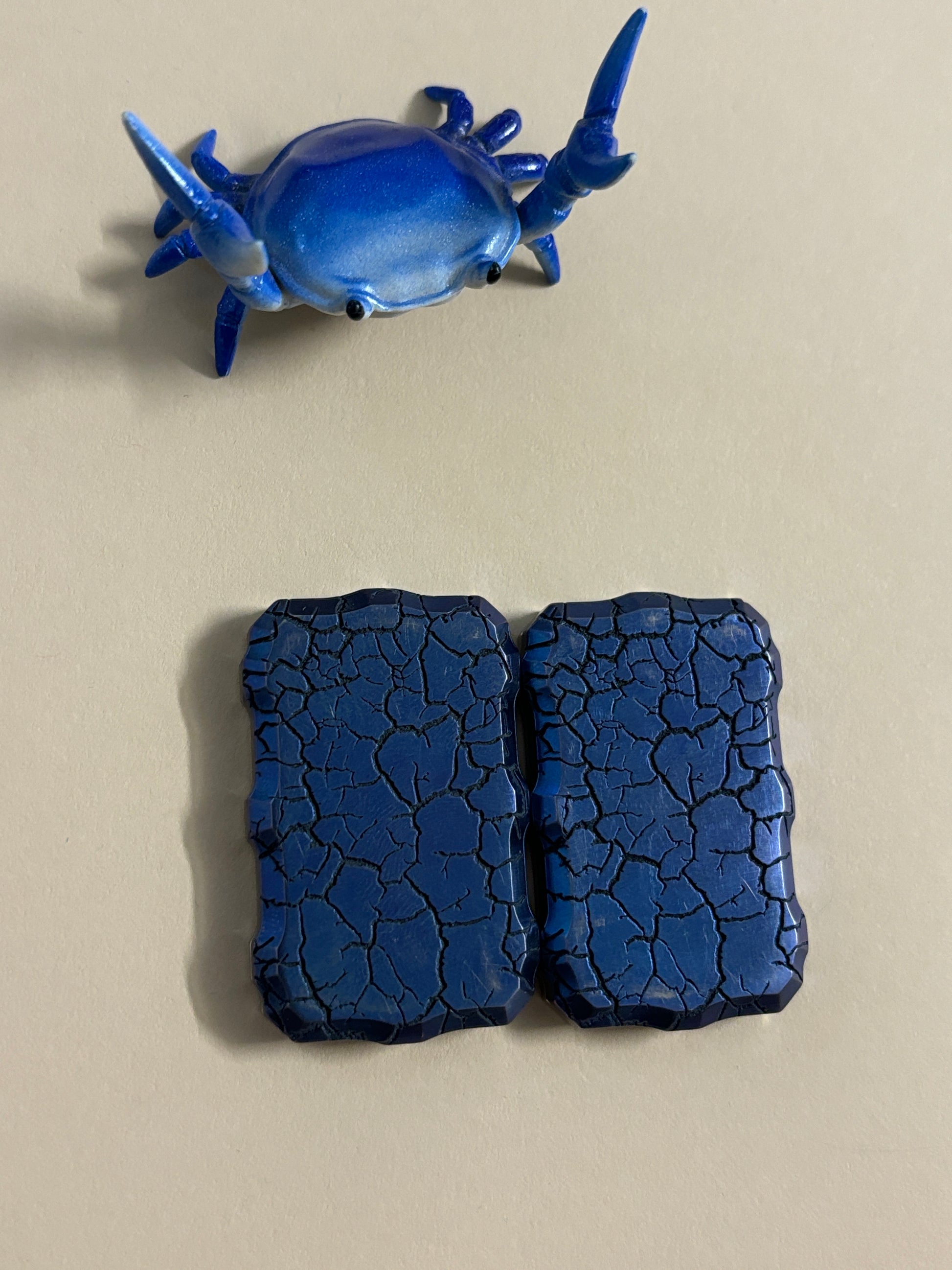 Blackdog titanium V3 Cracked - Haptic Magnetic Fidget Slider - fidget ...