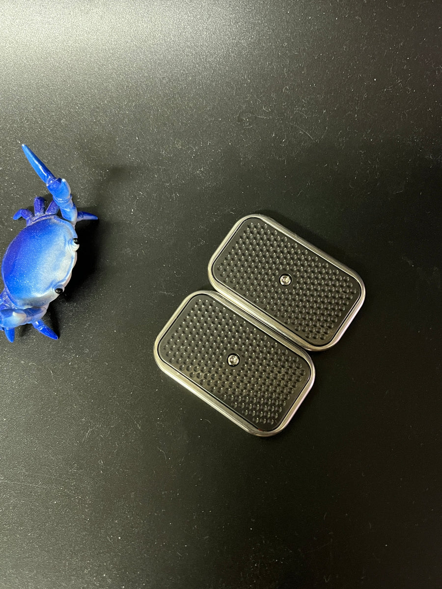 Magnus snake - slider Titanium with zirc screw in plates - fidget toy ...