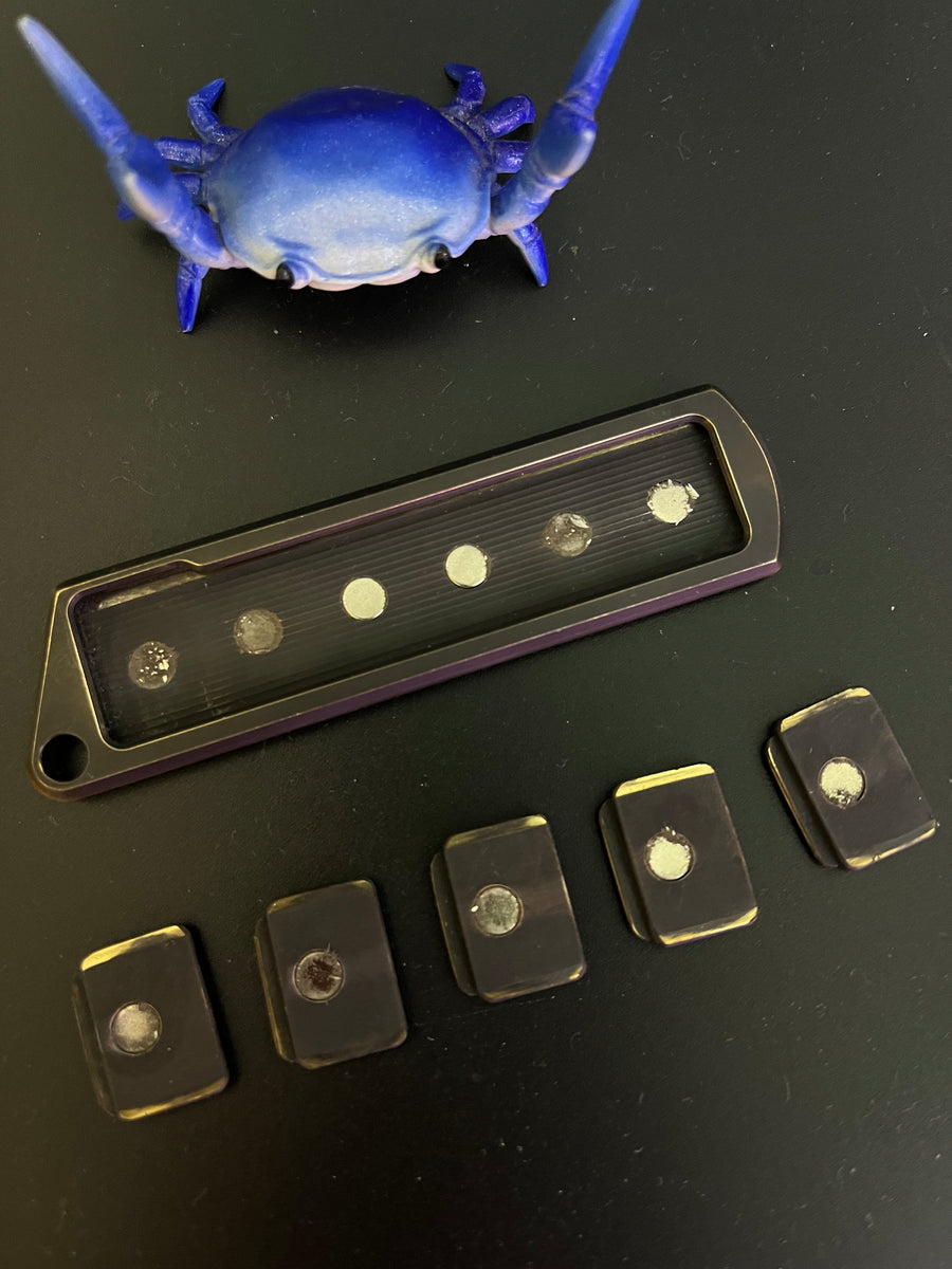 Compoform- clickbar -1 x 6 - brass - fidget toy – Plants Wake You Up