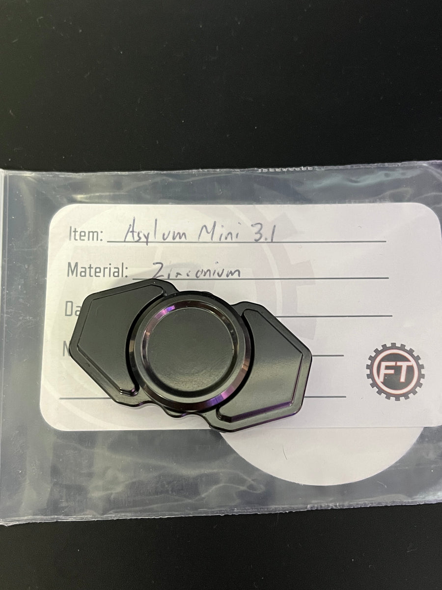 FTO full throttle original - mini asylum 3.1 - zirconium - fidget spin ...
