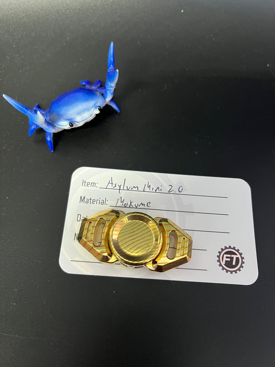 FTO full throttle original - mini asylum 2.0 - mokume - fidget spinner ...