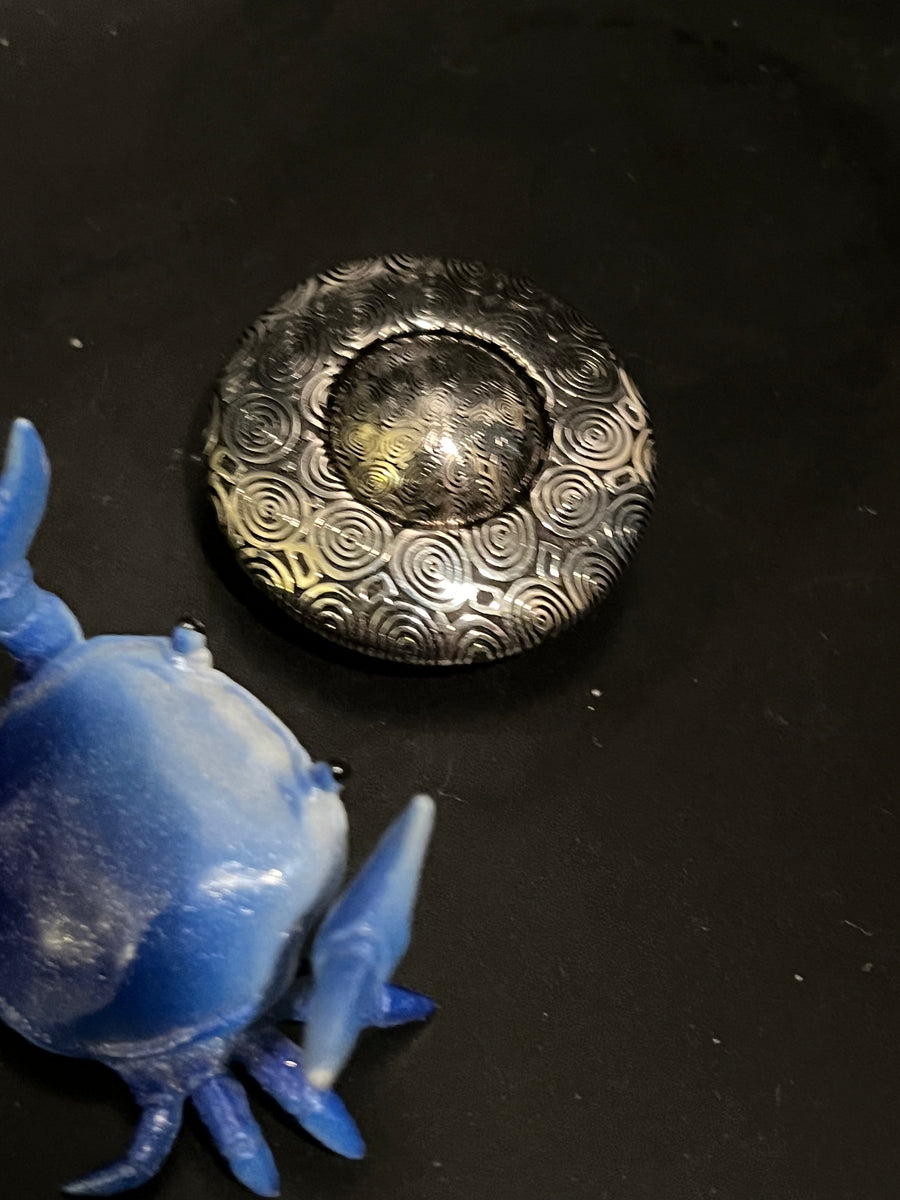 Njthandpower - mini UFO spinner - damasteel - fidget toy – Plants Wake ...
