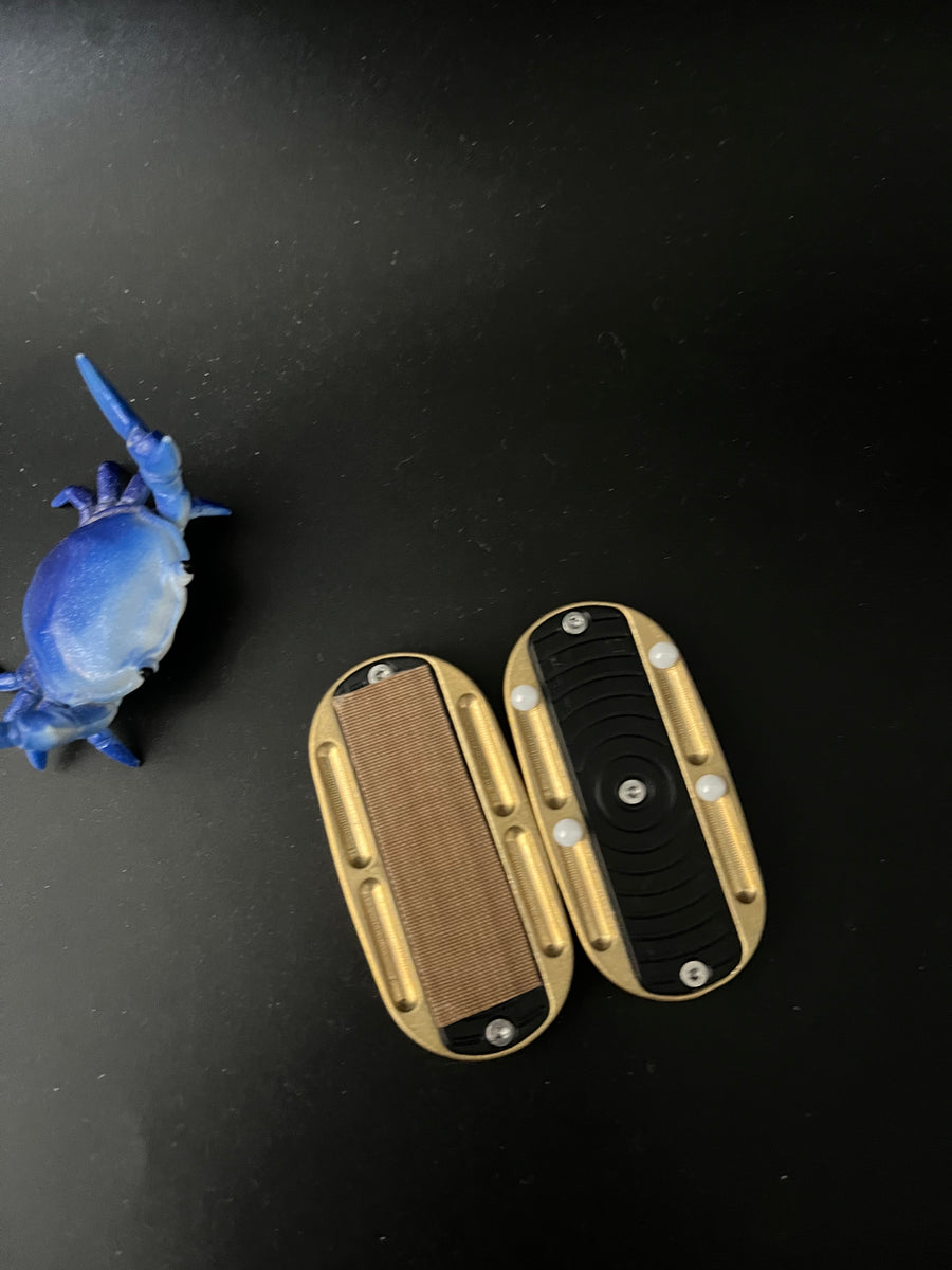 Fidget things - Tab V2 brass / delrin plates – Plants Wake You Up