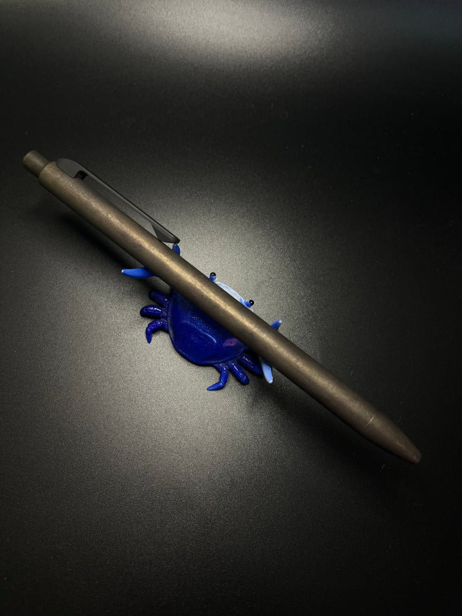 Tactile Turn - Forced Patina Slim Side Click - bolt action pen - edc ...